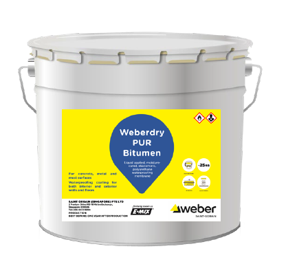 Weberdry PUR Bitumen | Saint-Gobain