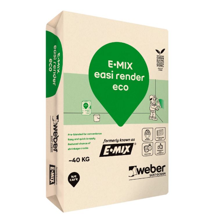 E.MIX Easi Render Eco | Saint Gobain Singapore