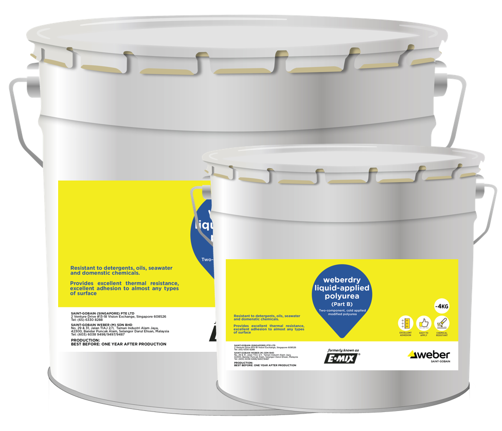 Weberdry Liquid-applied Polyurea | Saint-Gobain