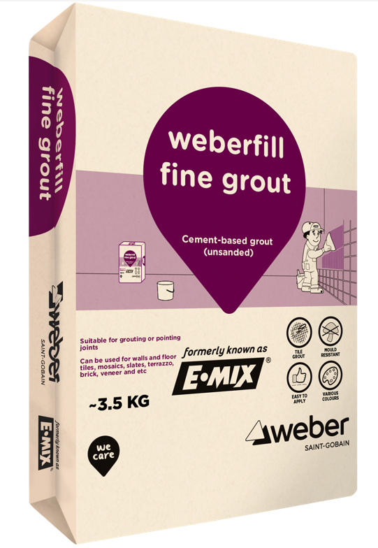 Weberfill Fine Grout | Saint-Gobain